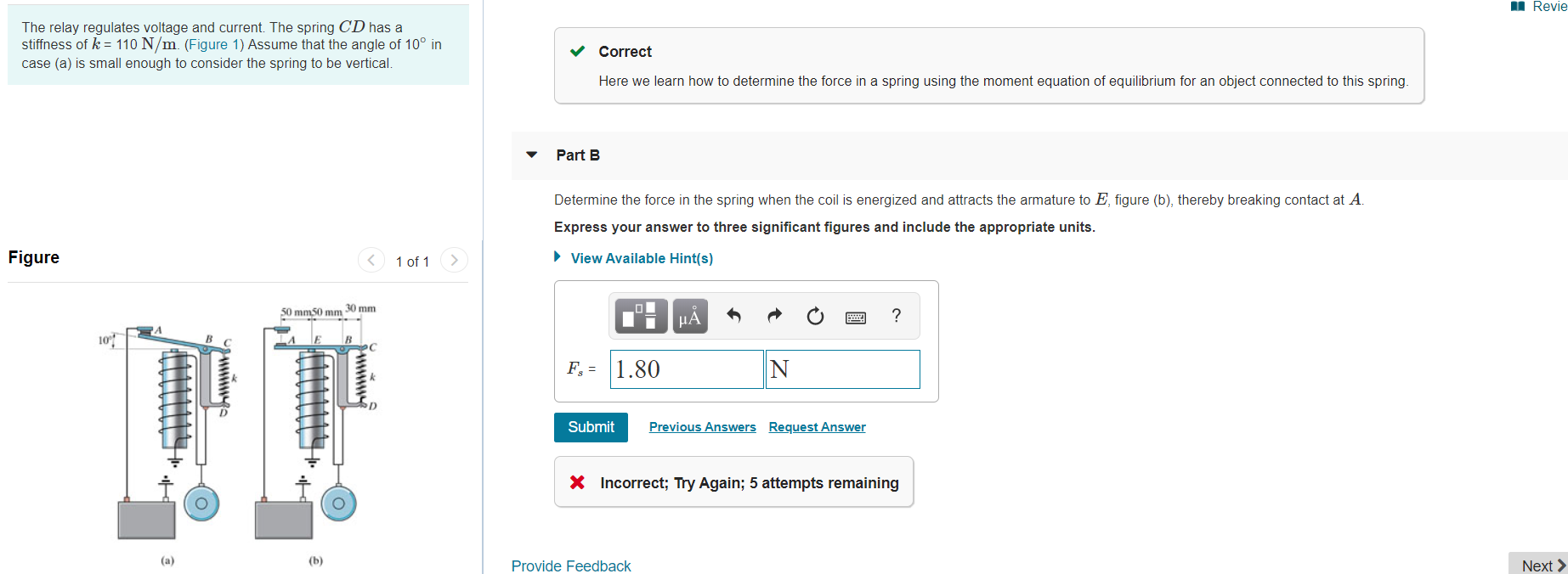 Solved Revie The relay regulates voltage and current. The | Chegg.com