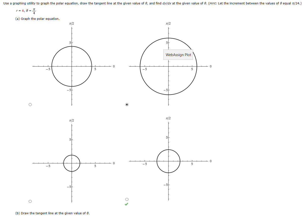 Solved Use a graphing utility to graph the polar equation, | Chegg.com