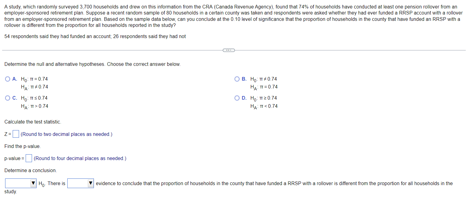 Solved rollover is different from the proportion for all | Chegg.com