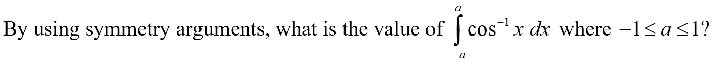 Solved -1 By using symmetry arguments, what is the value of | Chegg.com