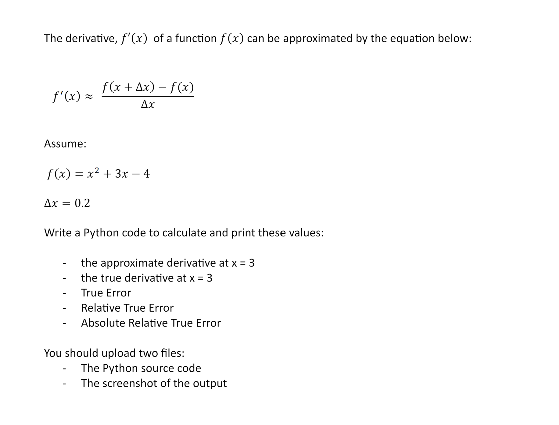 Solved The derivative, f'(x) ﻿of a function f(x) ﻿can be | Chegg.com