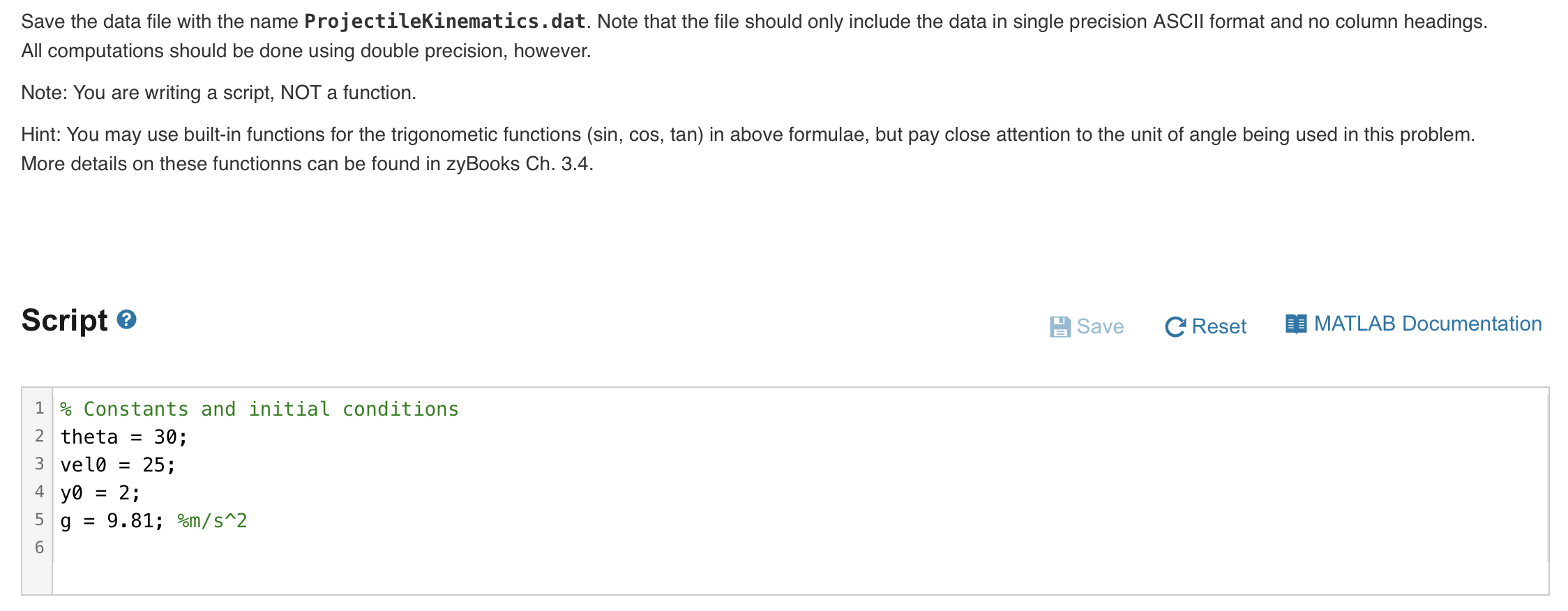Solved Consider the motion of an object modeled with ideal | Chegg.com