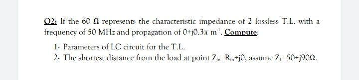 Solved a 02: If the 60 A represents the characteristic | Chegg.com