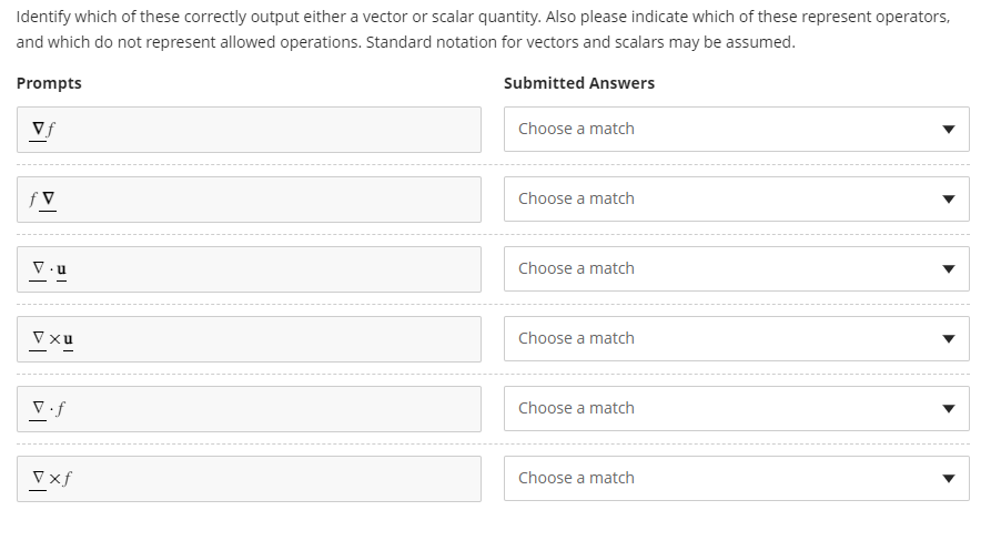 Solved Identify which of these correctly output either a | Chegg.com
