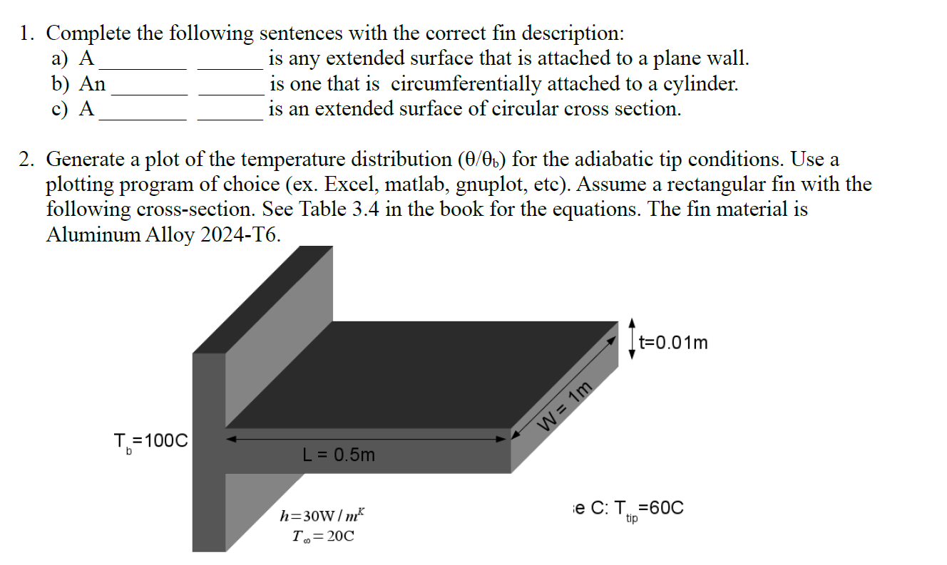 Solved 1. Complete the following sentences with the correct | Chegg.com