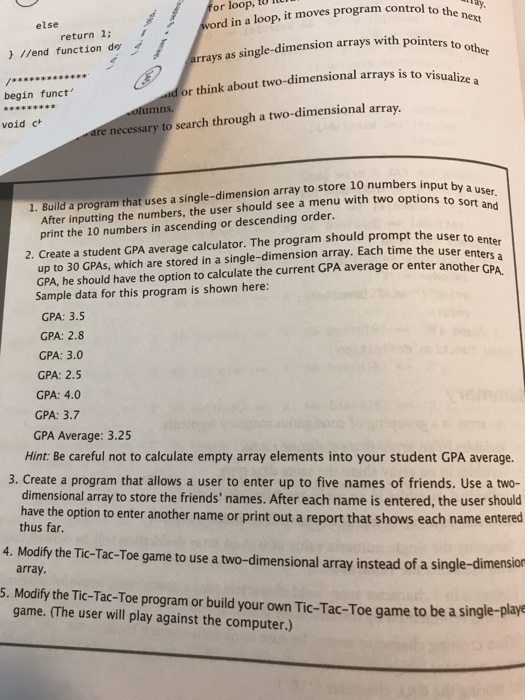 Solved Build a program that uses a single-dimension array to | Chegg.com Solved Build a program that uses a single-dimension array to | Chegg.com