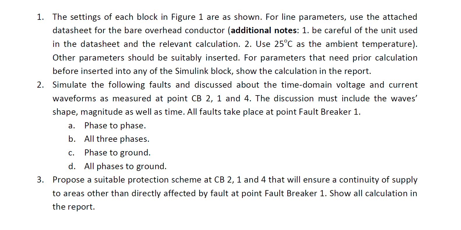 Consider the following power system model in Figure 1 | Chegg.com