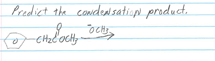 Solved Predict the condensation product. | Chegg.com