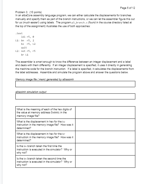 Problem 3: (10 points) In an albaCore assembly | Chegg.com Problem 3: (10 points) In an albaCore assembly | Chegg.com
