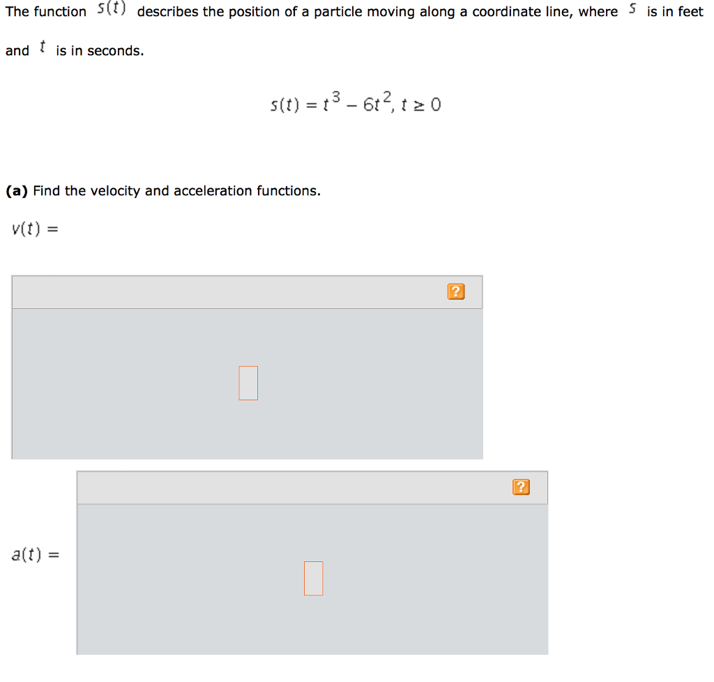 Solved The function 5) describes the position of a particle | Chegg.com