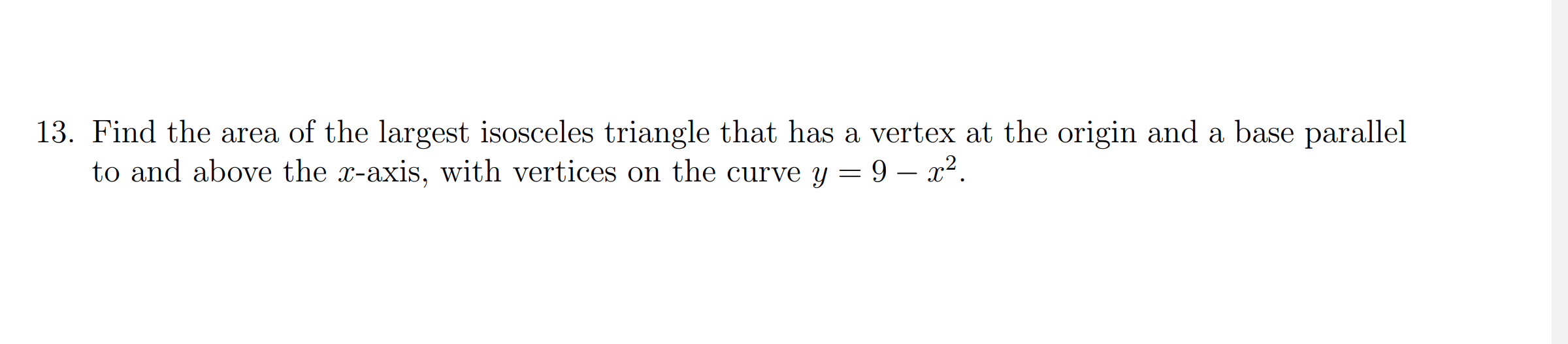 Solved Please help with maximization problem! | Chegg.com