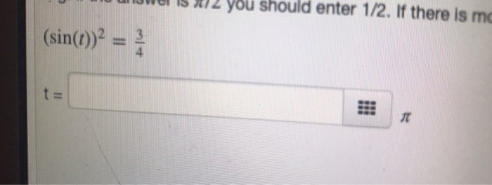 Solved Solve the following equation in the interval [0,2pi]. | Chegg.com
