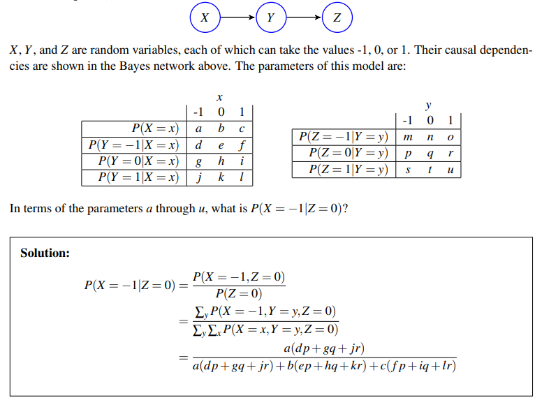 Solved X,Y, and Z are random variables, each of which can | Chegg.com
