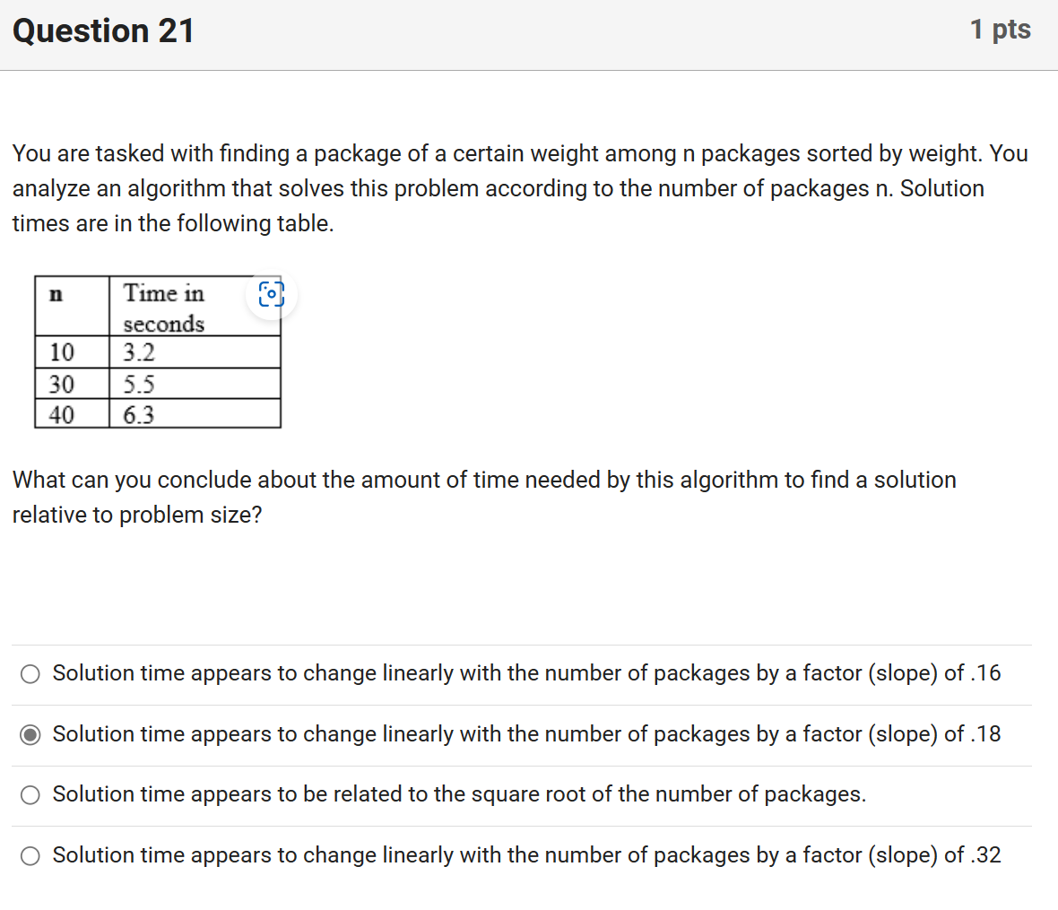 Solved You are tasked with finding a package of a certain | Chegg.com