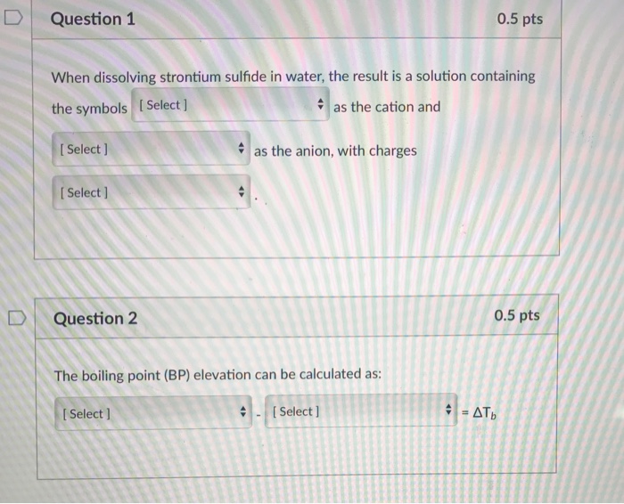 Solved when dissolving strontium sulfide in water, the | Chegg.com