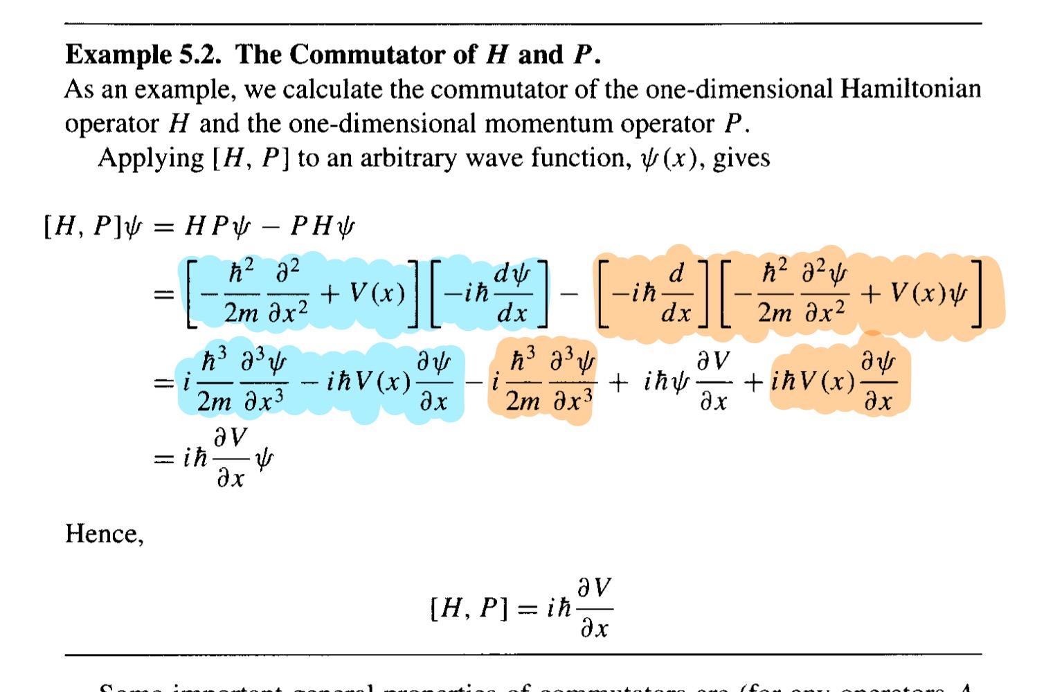 Solved Example 5.2. The Commutator of H and P. As an | Chegg.com Solved Example 5.2. The Commutator of H and P. As an | Chegg.com