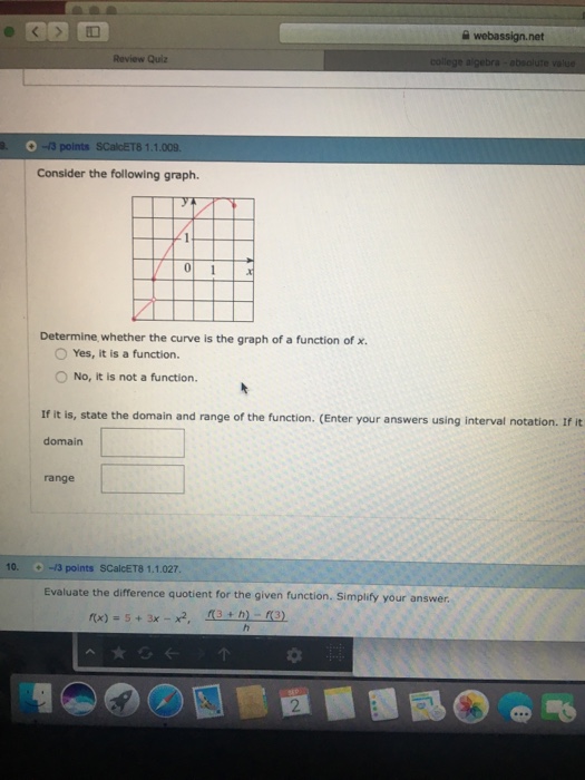 Solved Consider the following graph. Determine whether the | Chegg.com