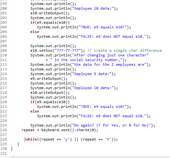 Solved There is Driver Program. Write CH08_Employee.java to | Chegg.com