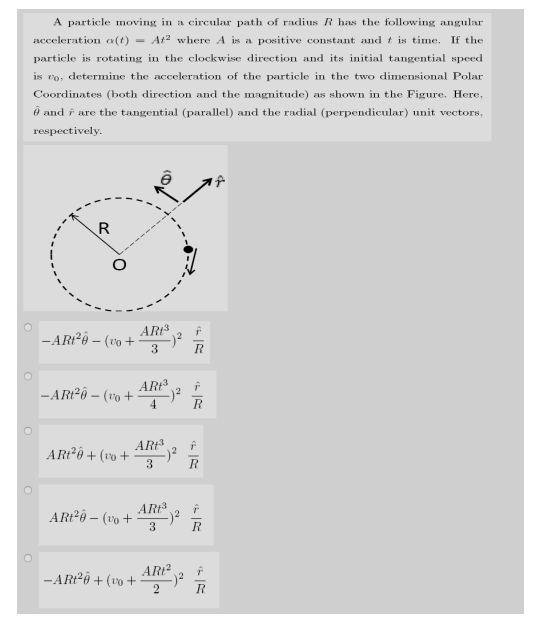 Solved A particle moving in a circular path of radius R has | Chegg.com