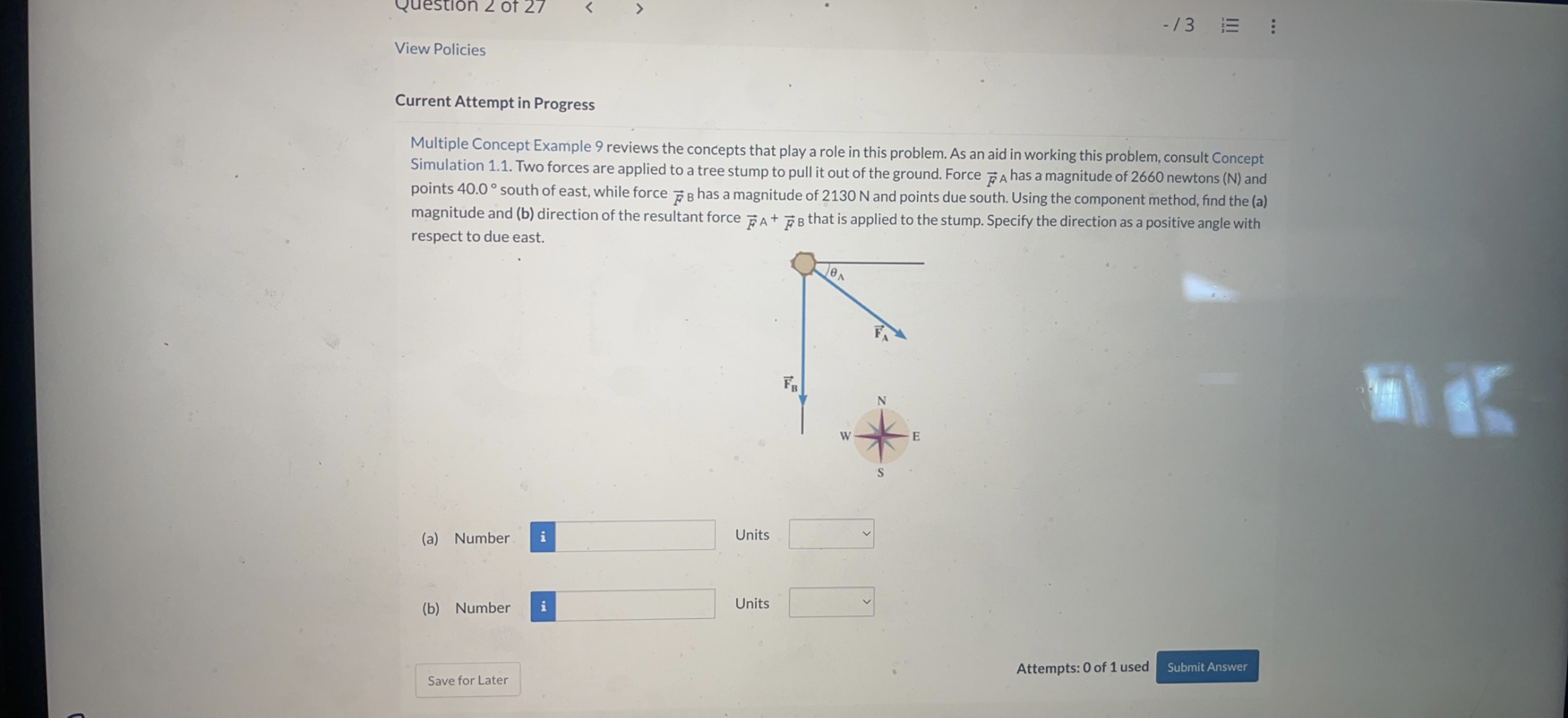 Solved Multiple Concept Example 9 reviews the concepts that | Chegg.com