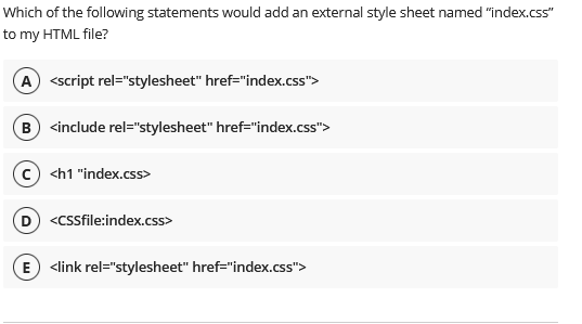 Solved Which Of The Following Statements Would Add An