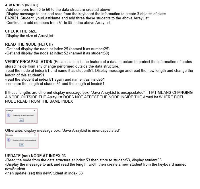 Solved 1) Create a project and inside the project, create | Chegg.com