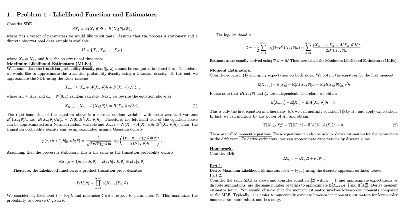 This is the problem in a Stochastic process. please | Chegg.com