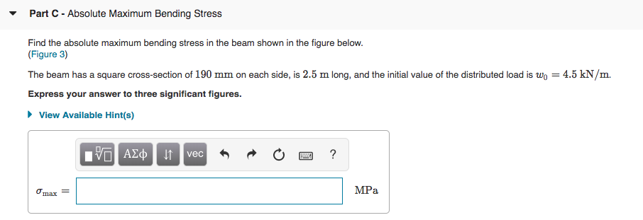 Solved Part B - Minimum Allowable Cross-Section The rod | Chegg.com