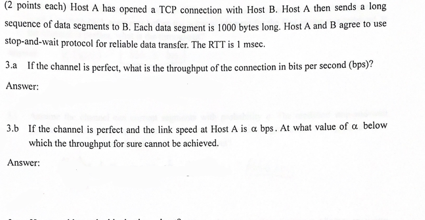 Solved I also just want to know. Is throughput the same as | Chegg.com