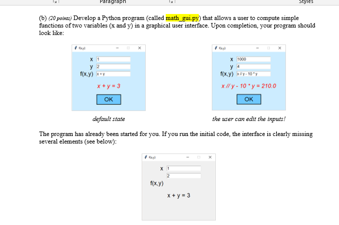 i need help completing my code in python from | Chegg.com