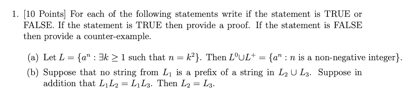 Solved code class="asciimath">[10 ﻿Points] ﻿For each of the | Chegg.com