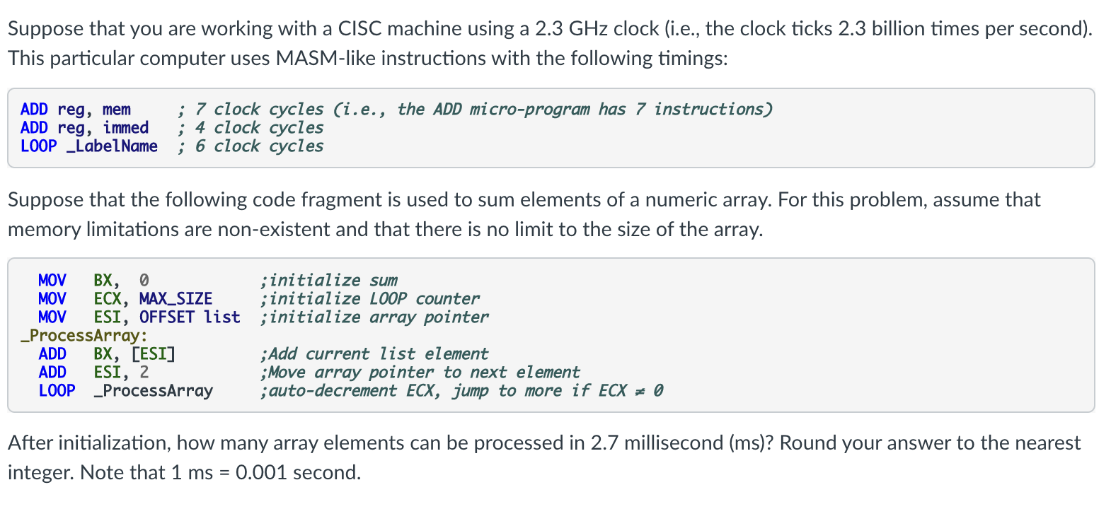 Solved Suppose that you are working with CISC machine using | Chegg.com