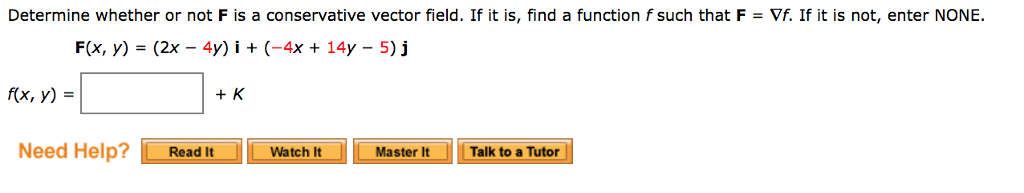 Solved Determine whether or not F is a conservative vector | Chegg.com