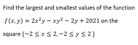 Solved Find the largest and smallest values of the function | Chegg.com