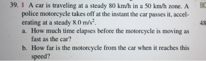 Solved 27. Il a. What constant acceleration, in SI units, | Chegg.com