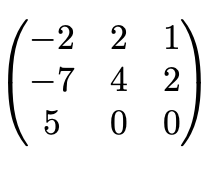 Solved For the following matrix A. is the matrix A | Chegg.com