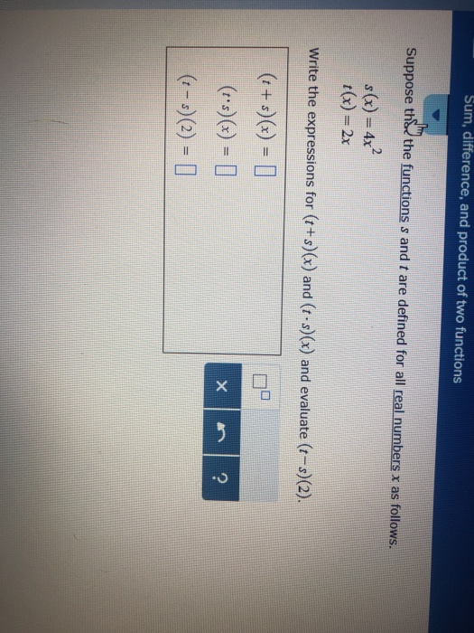 Solved Graphs And Functions Quotient Of Two Functions 1706