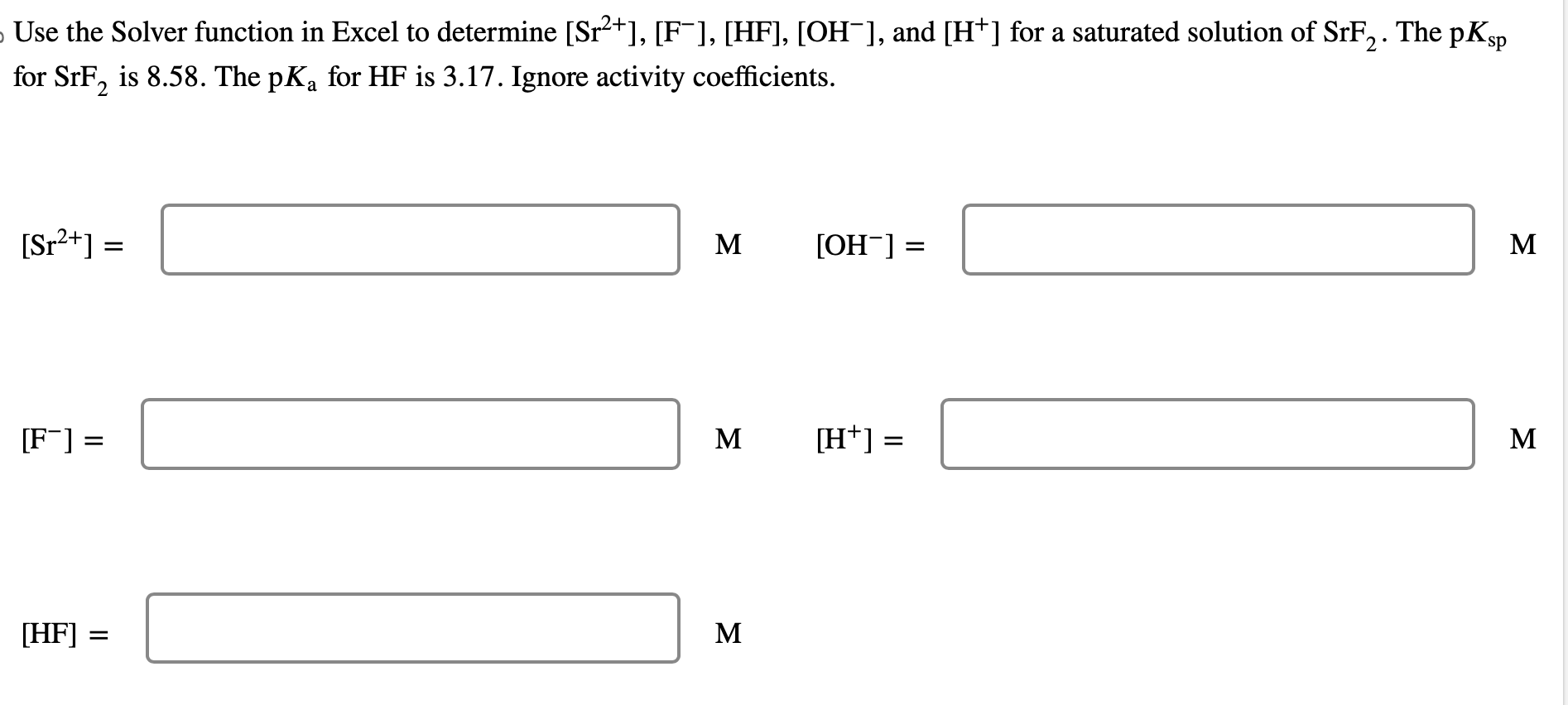 Solved Use The Solver Function In Excel To Determine 0276