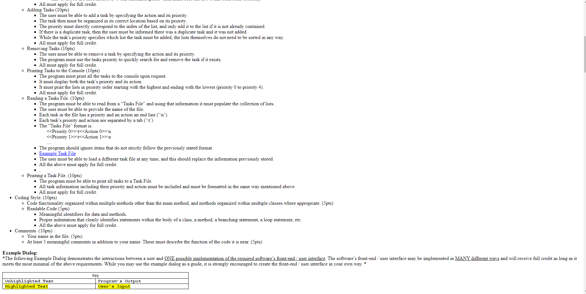 Solved Objective: Requirements: - Functionality. (80pts) - | Chegg.com