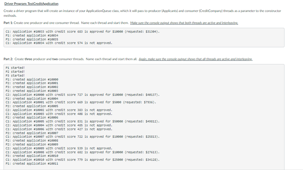 Solved Producer/Consumer Program For this assignment, you | Chegg.com