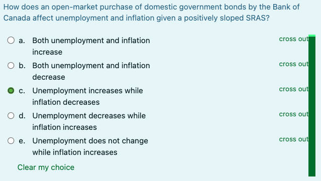 Solved How does an open-market purchase of domestic | Chegg.com