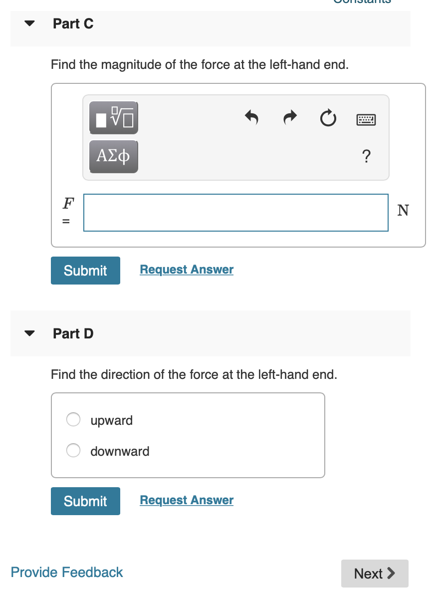 Solved Constants A diving board of length 3.00 m is | Chegg.com