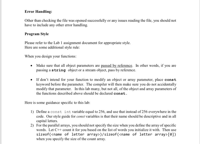 Solved Goal: Your assignment is to write a C++ program to | Chegg.com