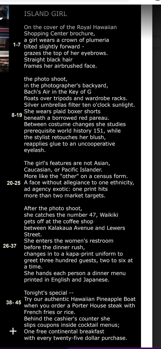 Read the 2 poem below and answer How does each | Chegg.com