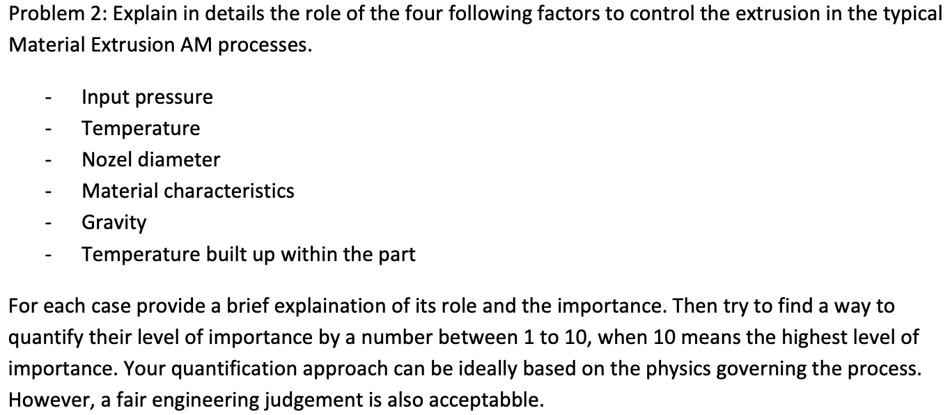 Solved Problem 2: Explain in details the role of the four | Chegg.com