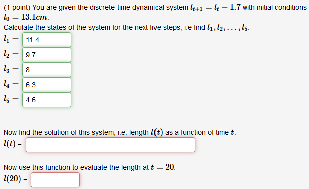 Solved Now find the solution of this system, i.e. | Chegg.com