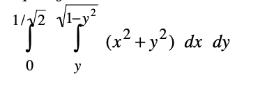 Solved Change the rectangular coordinate integral into an | Chegg.com