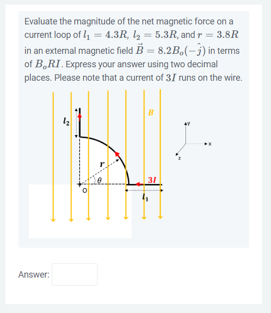Solved Evaluate The Magnitude Of The Net Magnetic Force On A