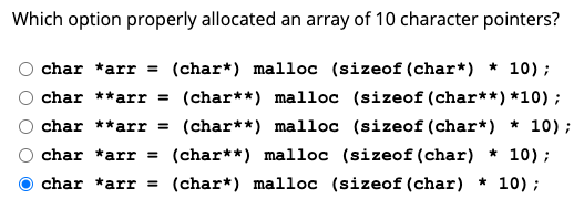 Solved What is the value for argc and argv[2] given the | Chegg.com