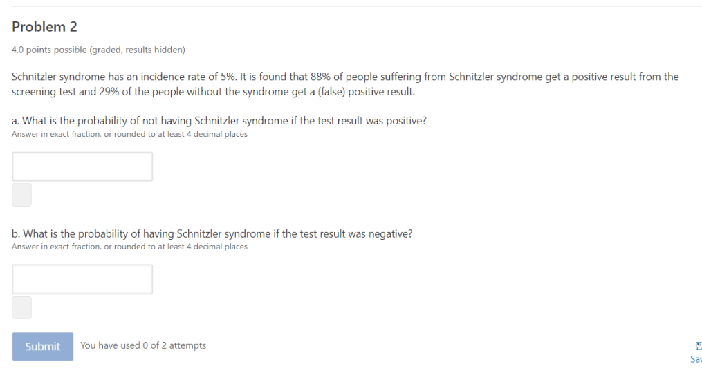 Solved Problem 2 4.0 points possible (graded, results | Chegg.com